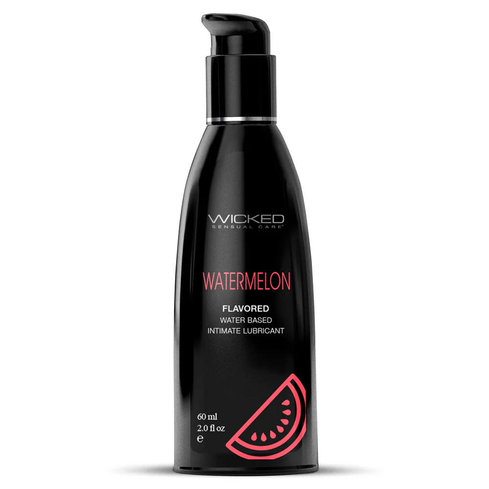 Wicked - AQUA WATERMELON Flavoured Lube 60ml - Hello Sexy